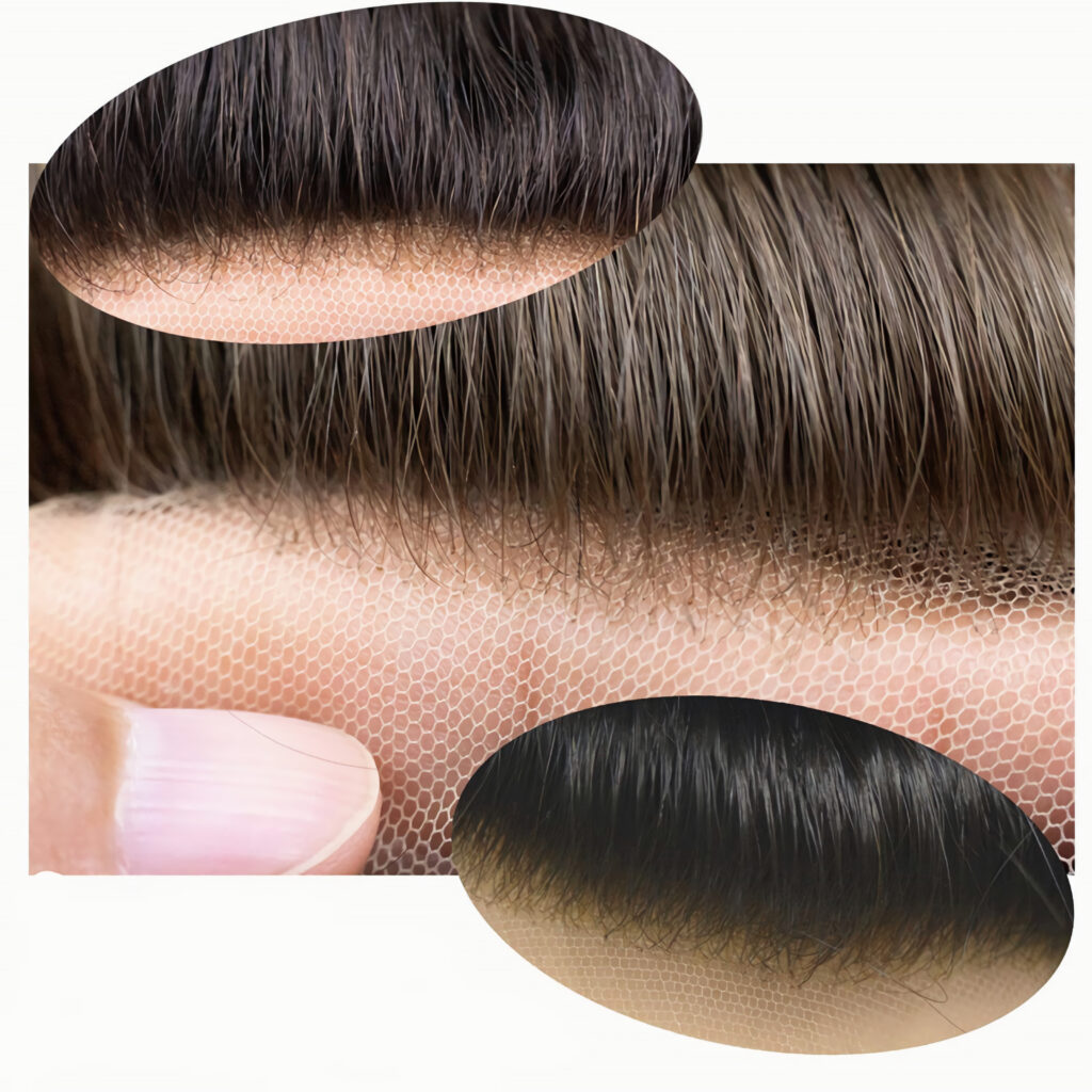 N.L.W. Free Style Swiss Lace 100% Human Hair With Full French Lace Free ...